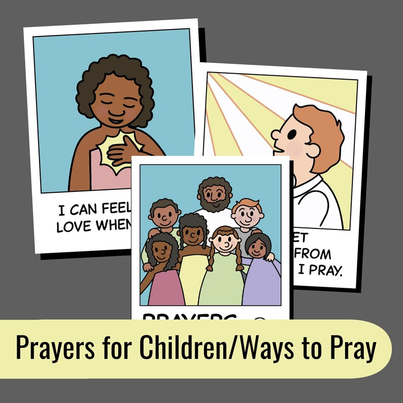 PDF Book: Prayers for Children; Ways to Pray - Etsy