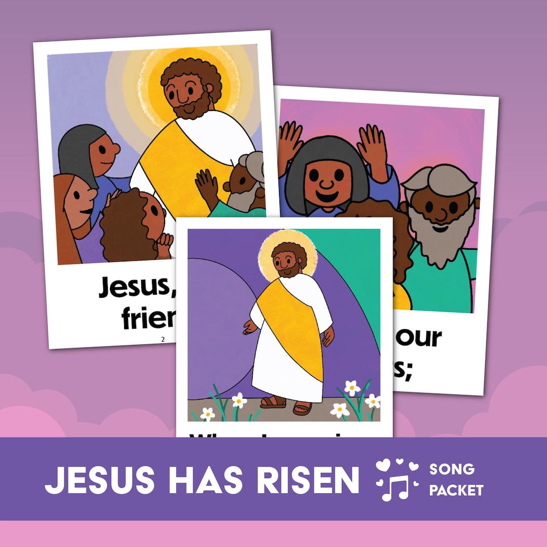 PDF Song: Jesus is Risen Complete Packet (blank/no Lyrics) - Etsy