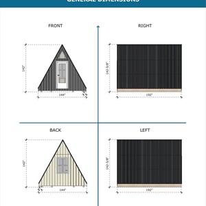 A-frame Shed Plans: 12x16 Backyard Studio (digital Download) - Etsy