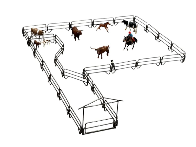 Handmade Toy Fence Panels: Mini Farm Animal Pen, Play Set - Etsy