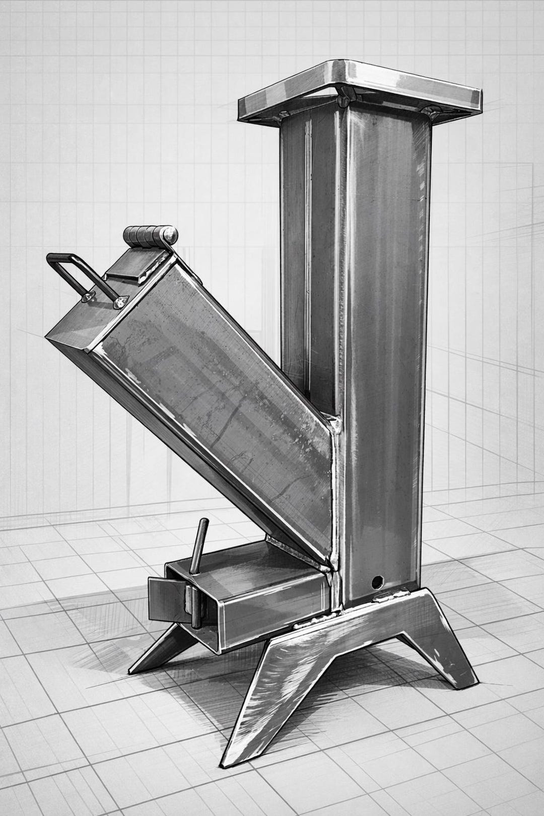 Rocket Stove Welding Plans for School Project – Fabrication ...