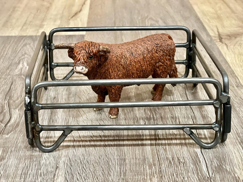 Handmade Metal Toy Fence Set: Farm Animals & Dollhouse Accessories - Etsy