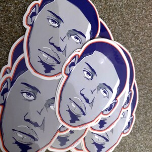 RJ Face Sticker - Etsy