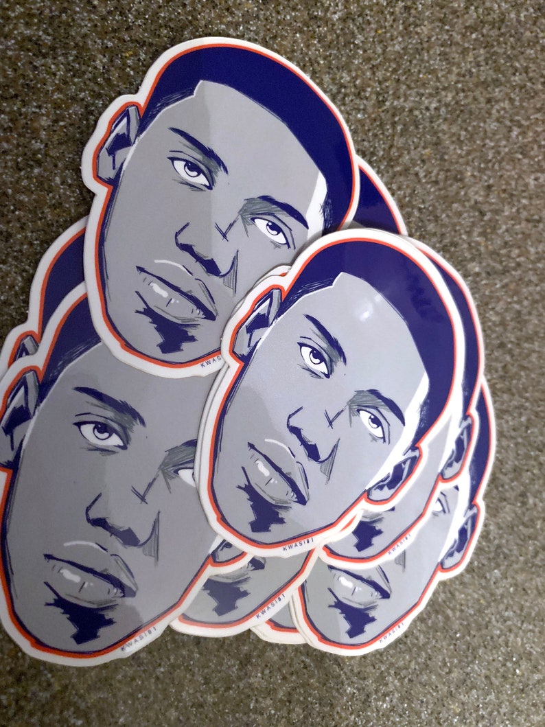 RJ Face Sticker | Etsy
