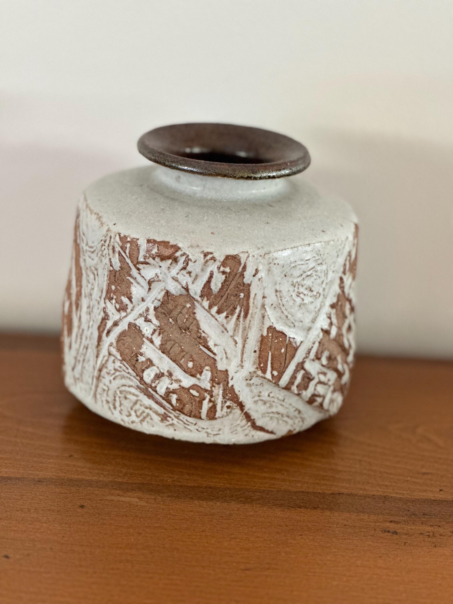 Vintage Vase Artist Signed - Etsy