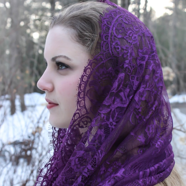 Purple Veil - Etsy