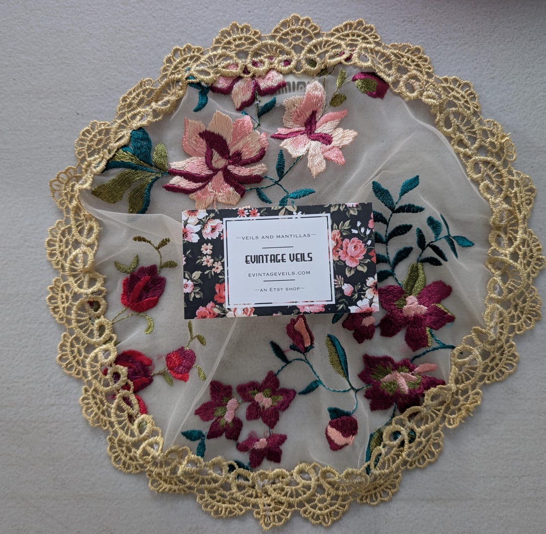 Evintage Veils~ Beloved Chapel Cap - Etsy