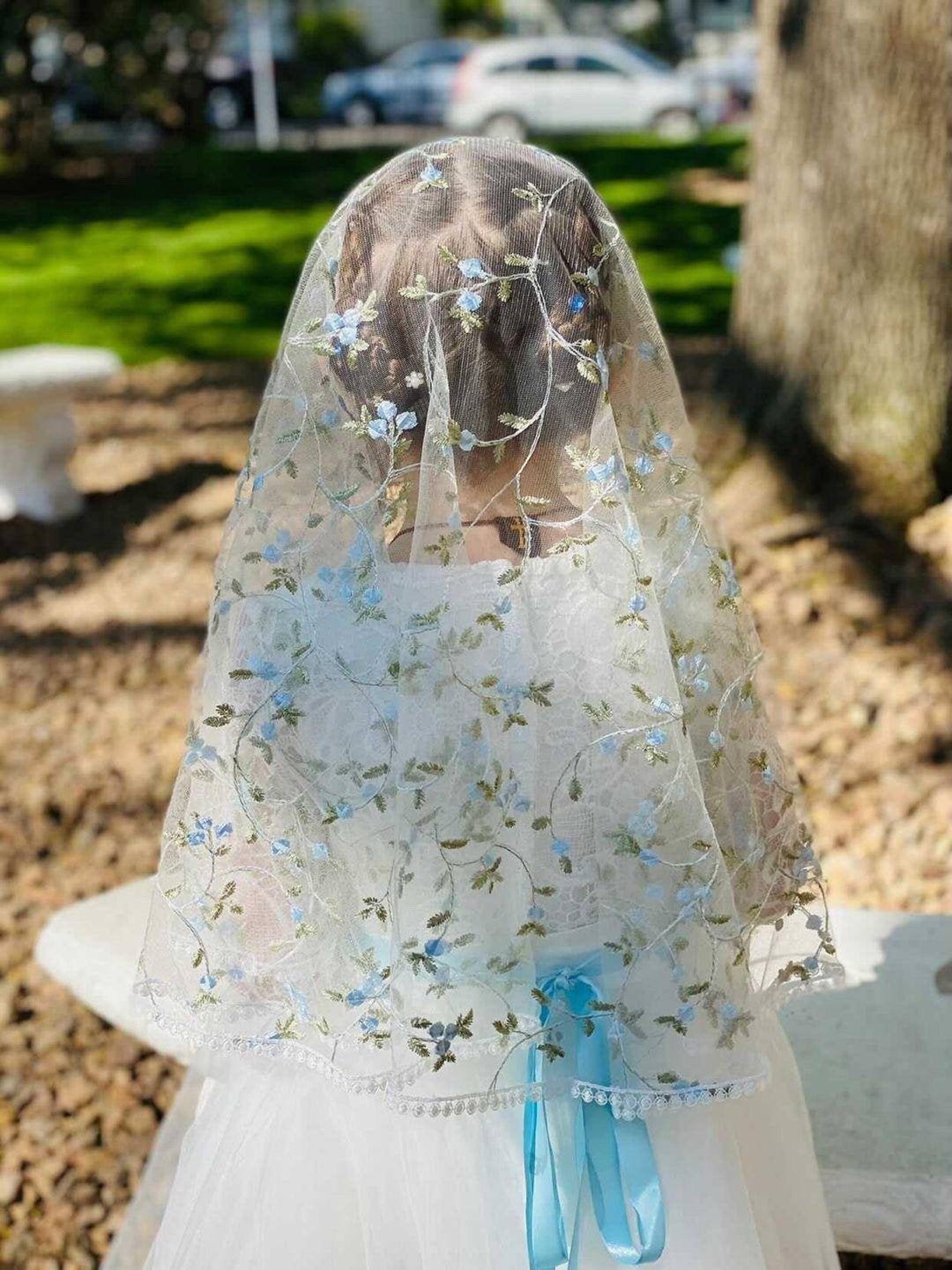 Evintage Veils~ Child's Traditional Veil ST Therese Little Flower ...