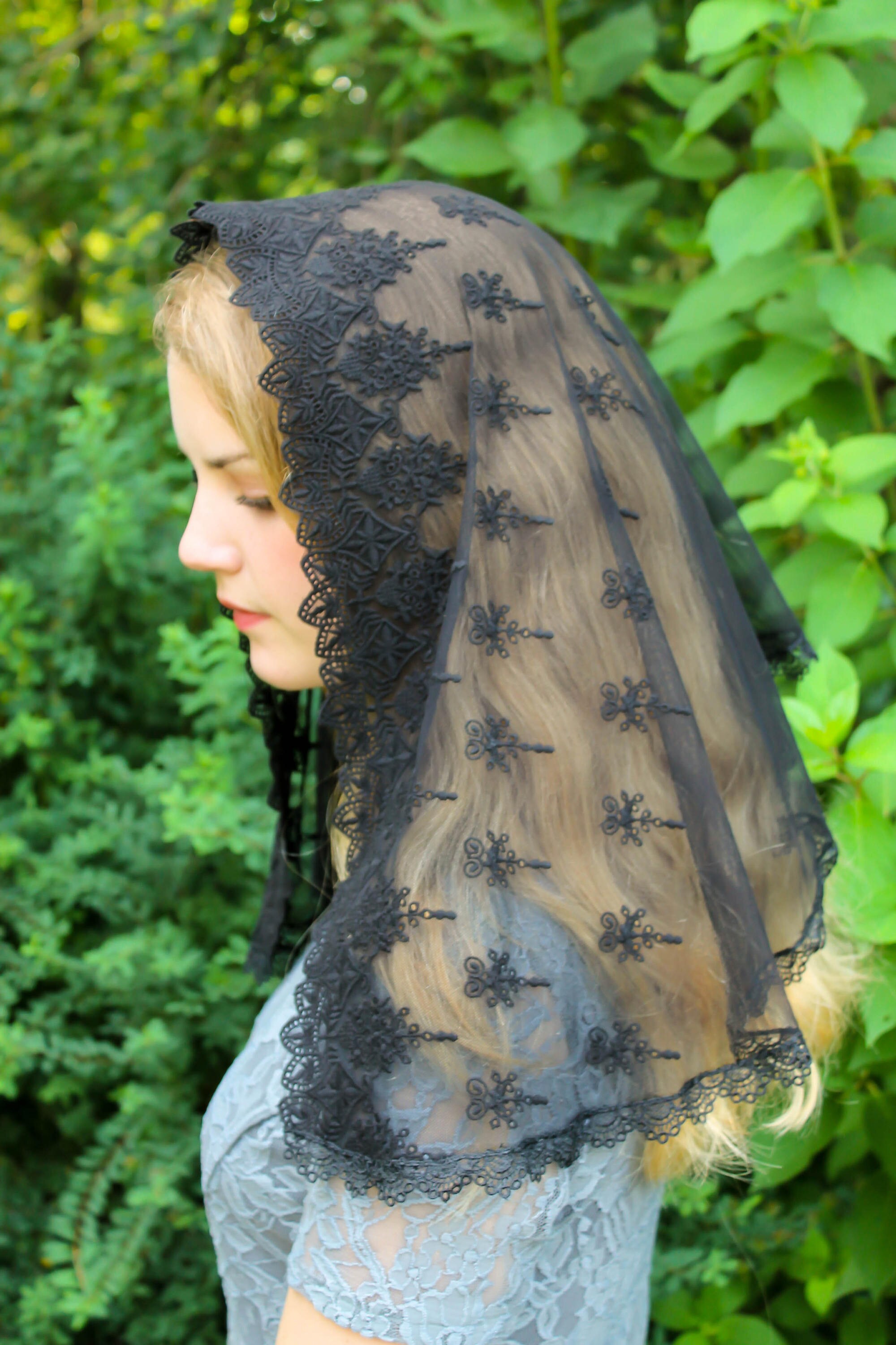 Evintage Veils~ Our Lady Of the Doves Vintage Inspired Venise Lace Trim ...