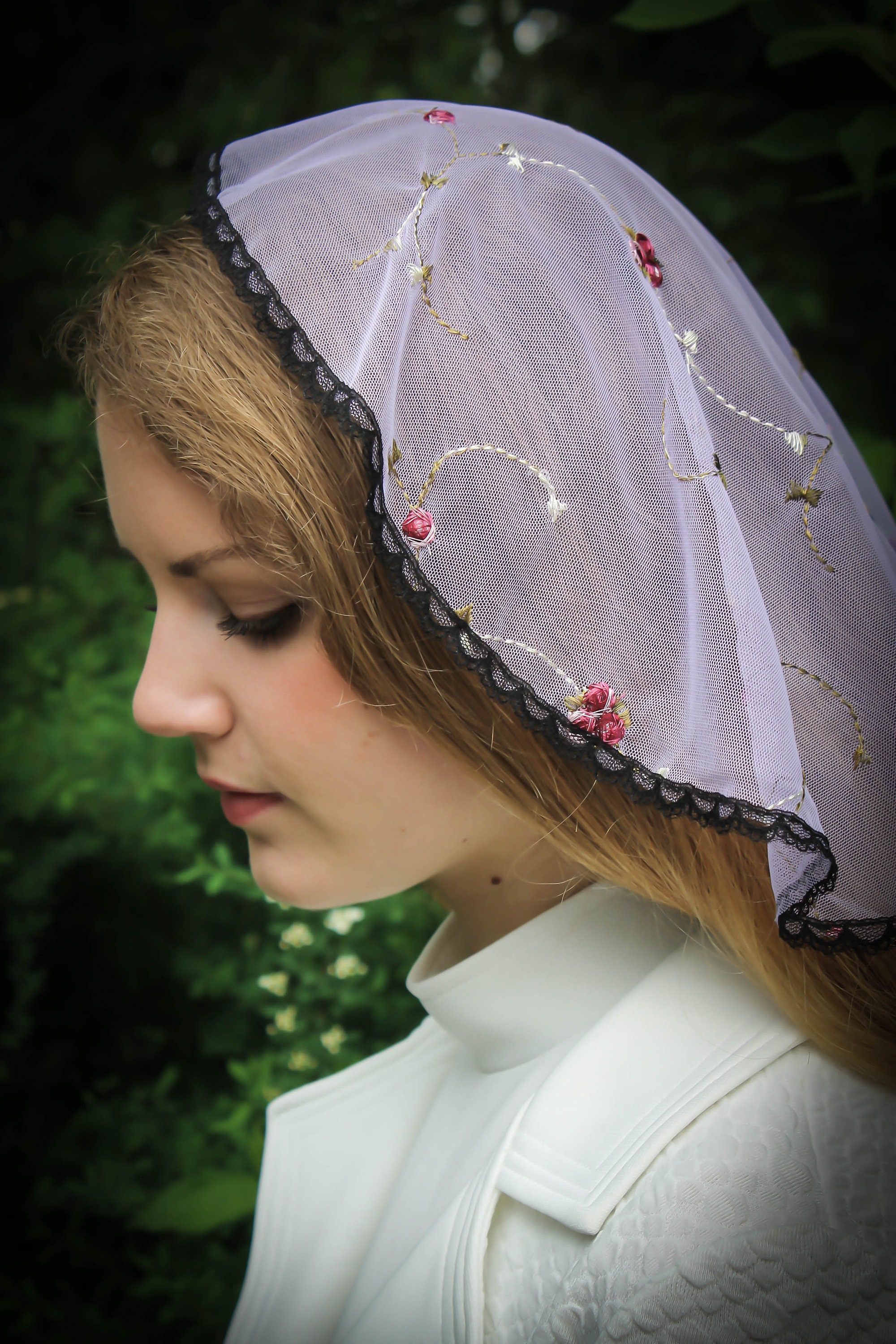 Evintage Veils~ LENT ADVENT Princess Style Traditional Catholic Soft ...
