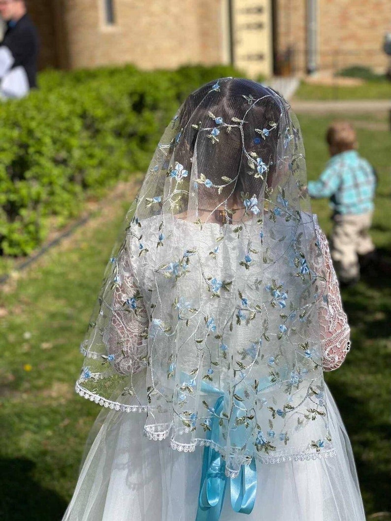 Evintage Veils~ Child's Traditional Veil ST Therese Little Flower ...