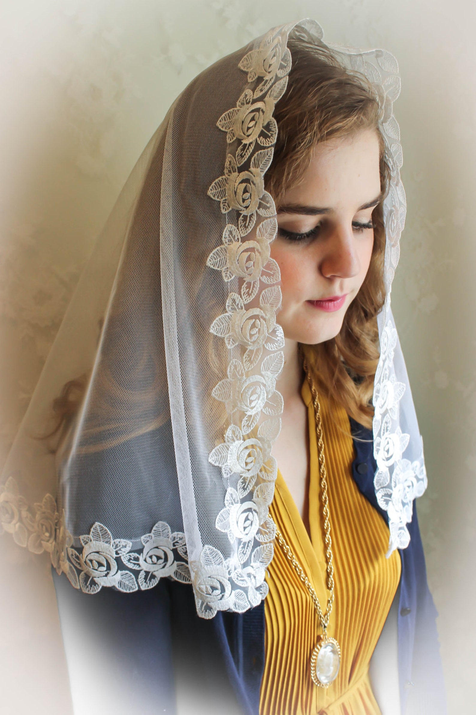 Evintage Veils Traditional Catholic Lovely Vintage Inspired - Etsy
