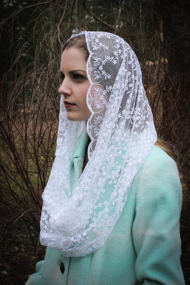 Evintage Veils~queen of Peace Dove White or Champagne Gold Embroidered ...