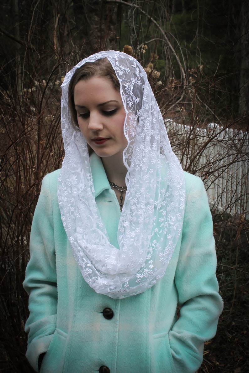 Evintage Veils~queen of Peace Dove White or Champagne Gold Embroidered ...