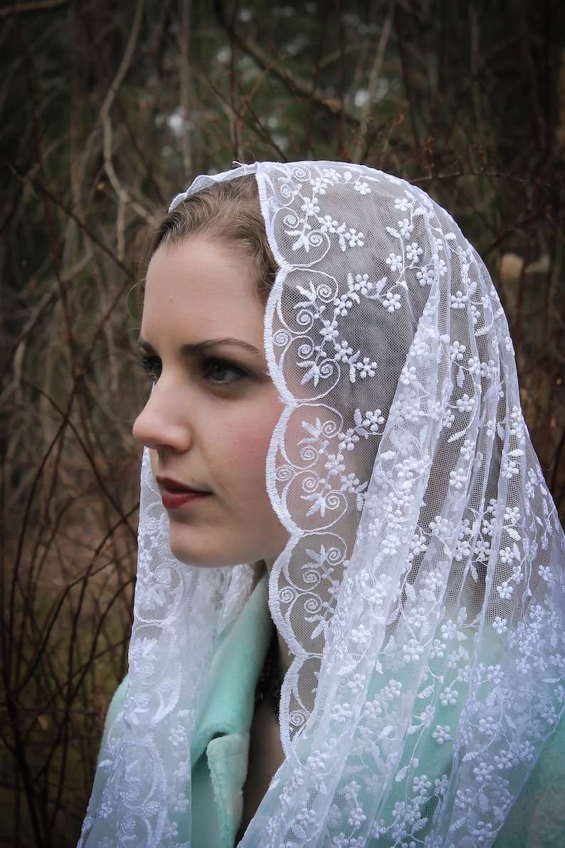 Evintage Veils~queen of Peace Dove White or Champagne Gold Embroidered ...