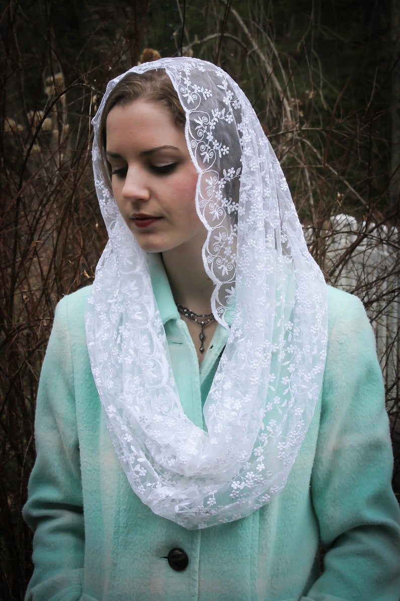 Evintage Veils~queen of Peace Dove White or Champagne Gold Embroidered ...