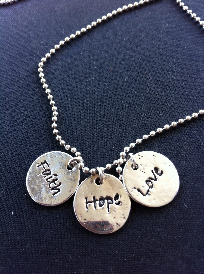 Custom Silver Charm Necklace - Etsy