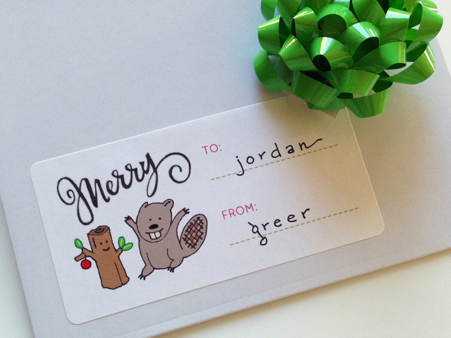 INSTANT DOWNLOAD / Printable Christmas Gift Labels — 10 Hand-drawn ...