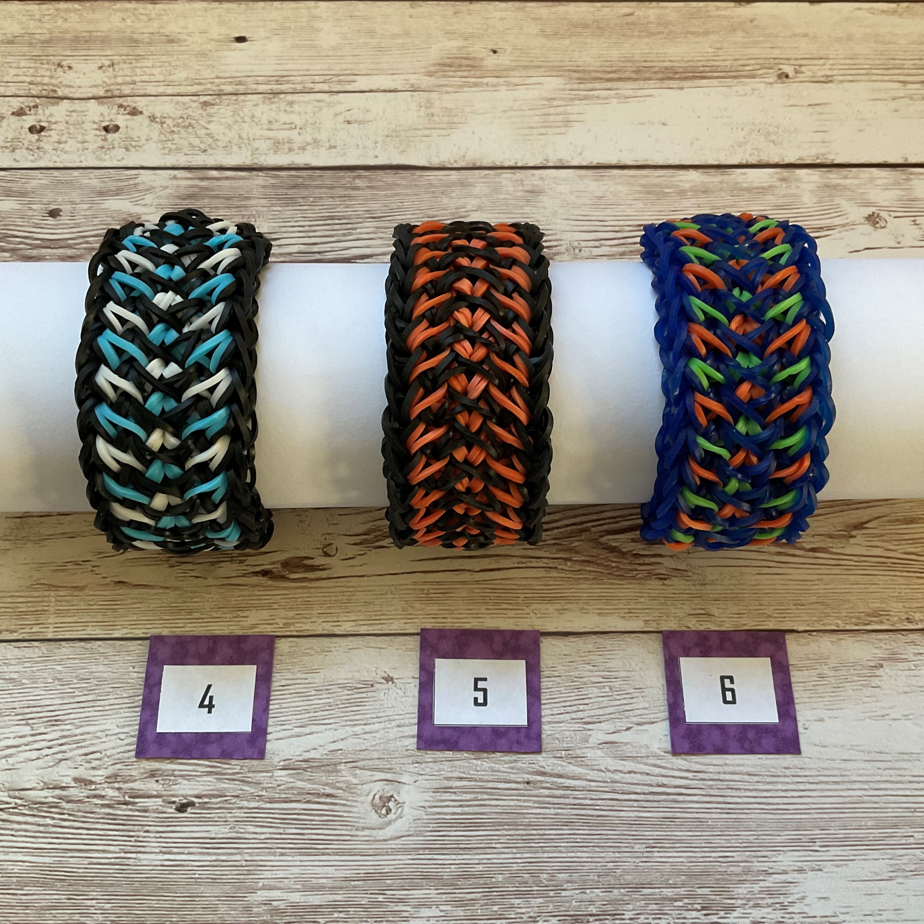 Rainbow Loom Rubber Band Bracelet - Galaxy, Pick or Custom Made - Etsy