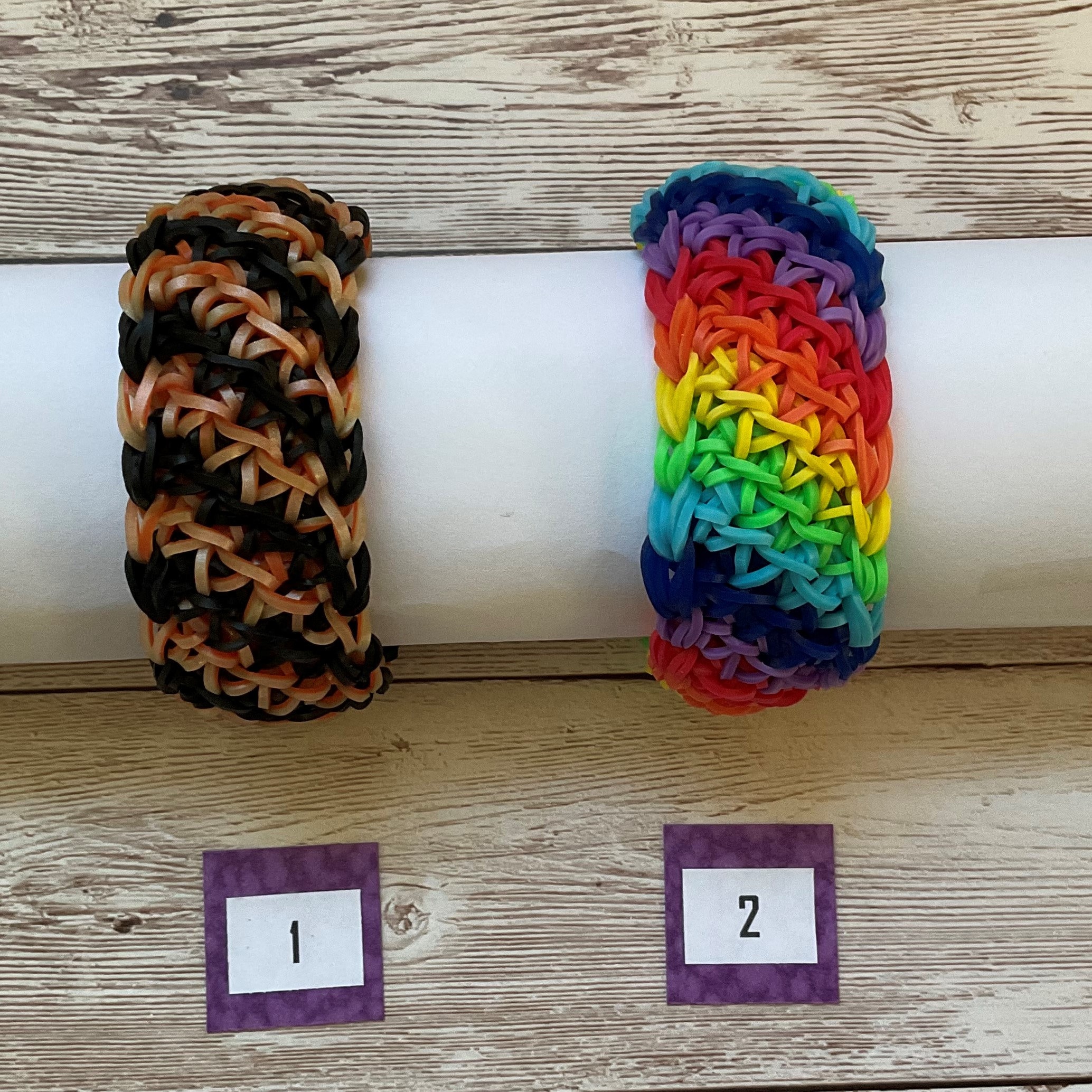 Rainbow Loom Rubber Band Bracelet Grace, Pick or Custom Made - Etsy