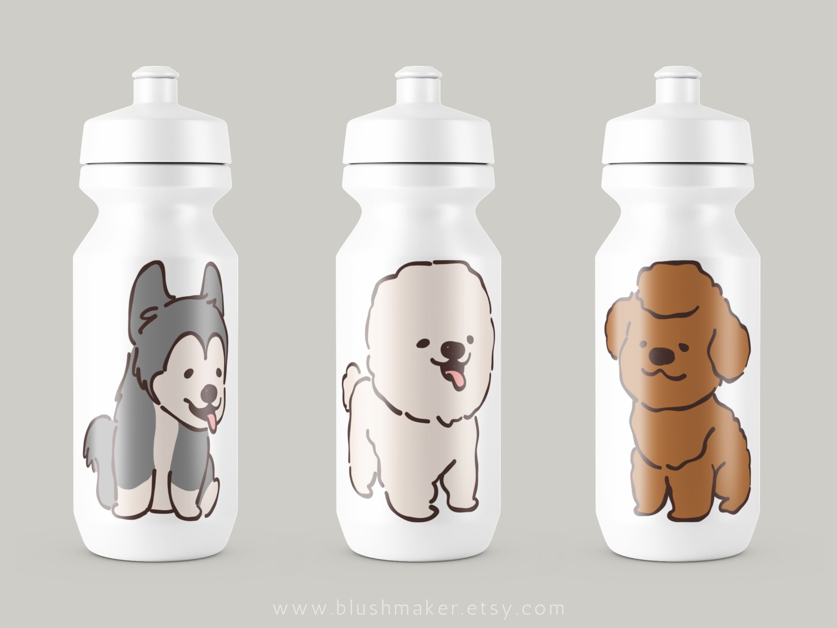 32 Cute Handdrawn Dog Puppies Outlined Drawing Set - Etsy