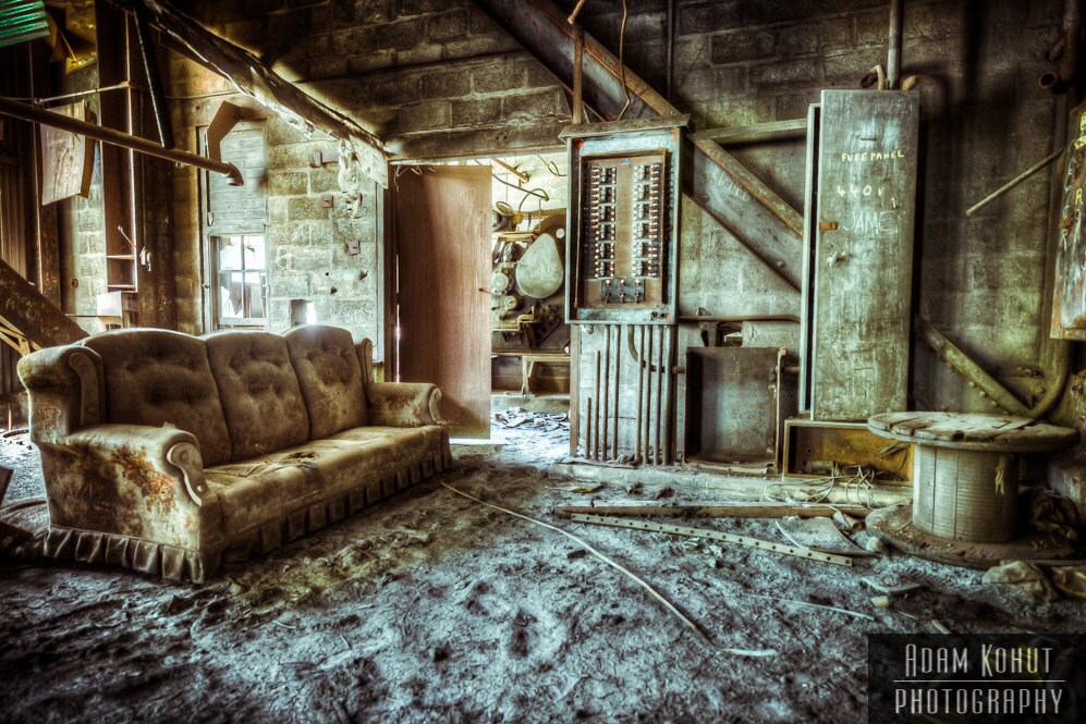 Abandoned Factory "break Room"- Urbex, Urban Decay Photography - Etsy