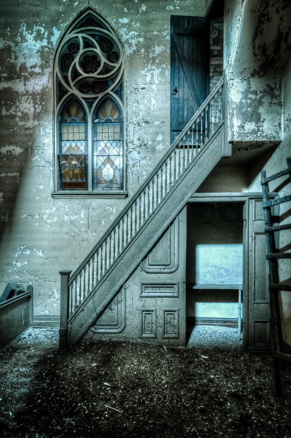 Abandoned Buffalo New York Church Upper Level - Urban Decay, Dystopian ...