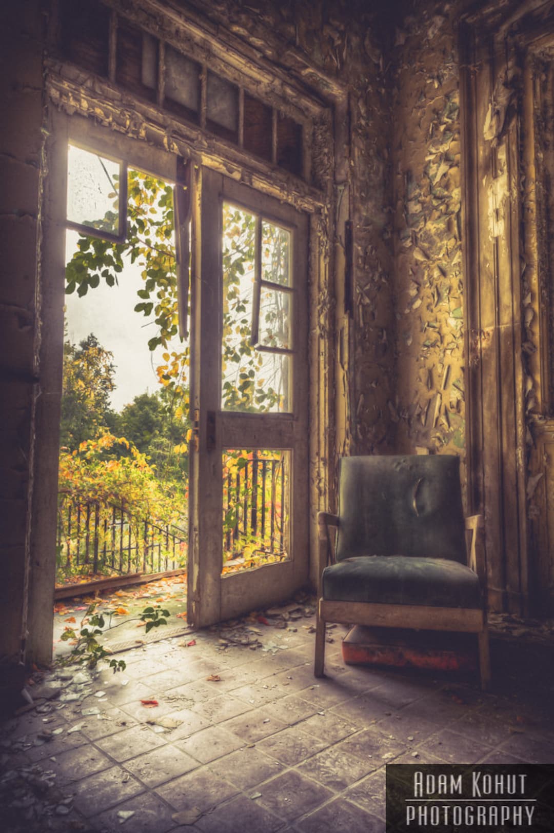 Abandoned Hospital Wing. Urban Decay, Dystopian Photo Print - Etsy