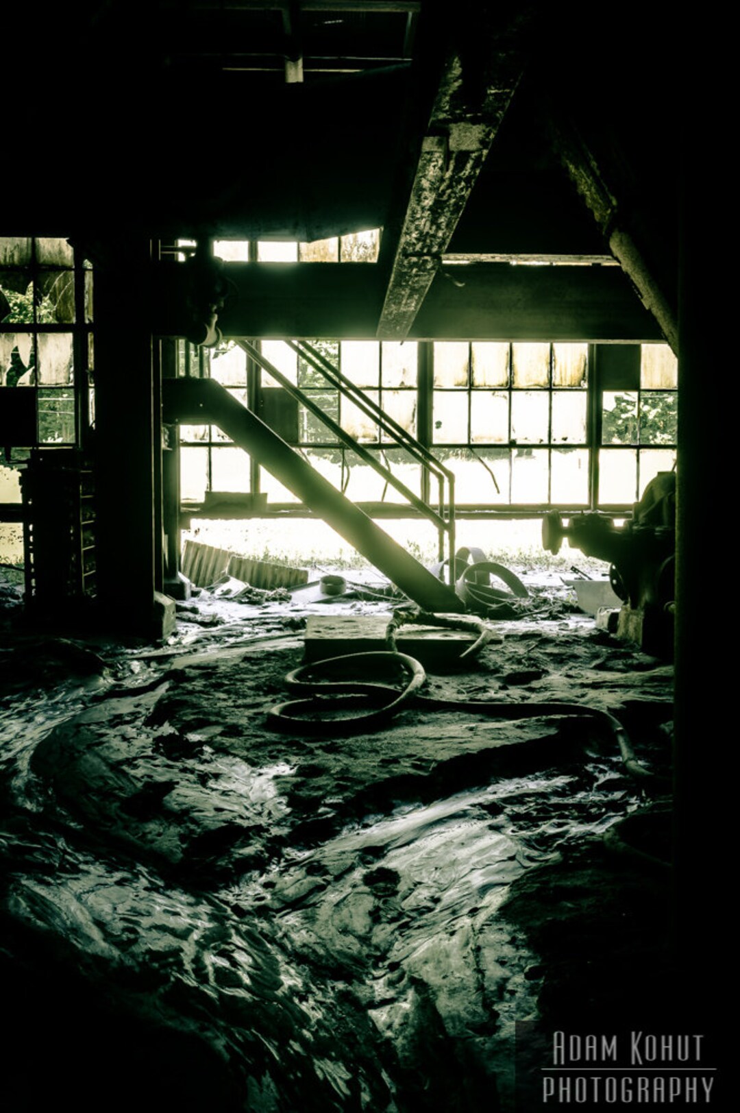 Abandoned Factory Ground Floor - Urban Decay, Dystopian Photo Print - Etsy