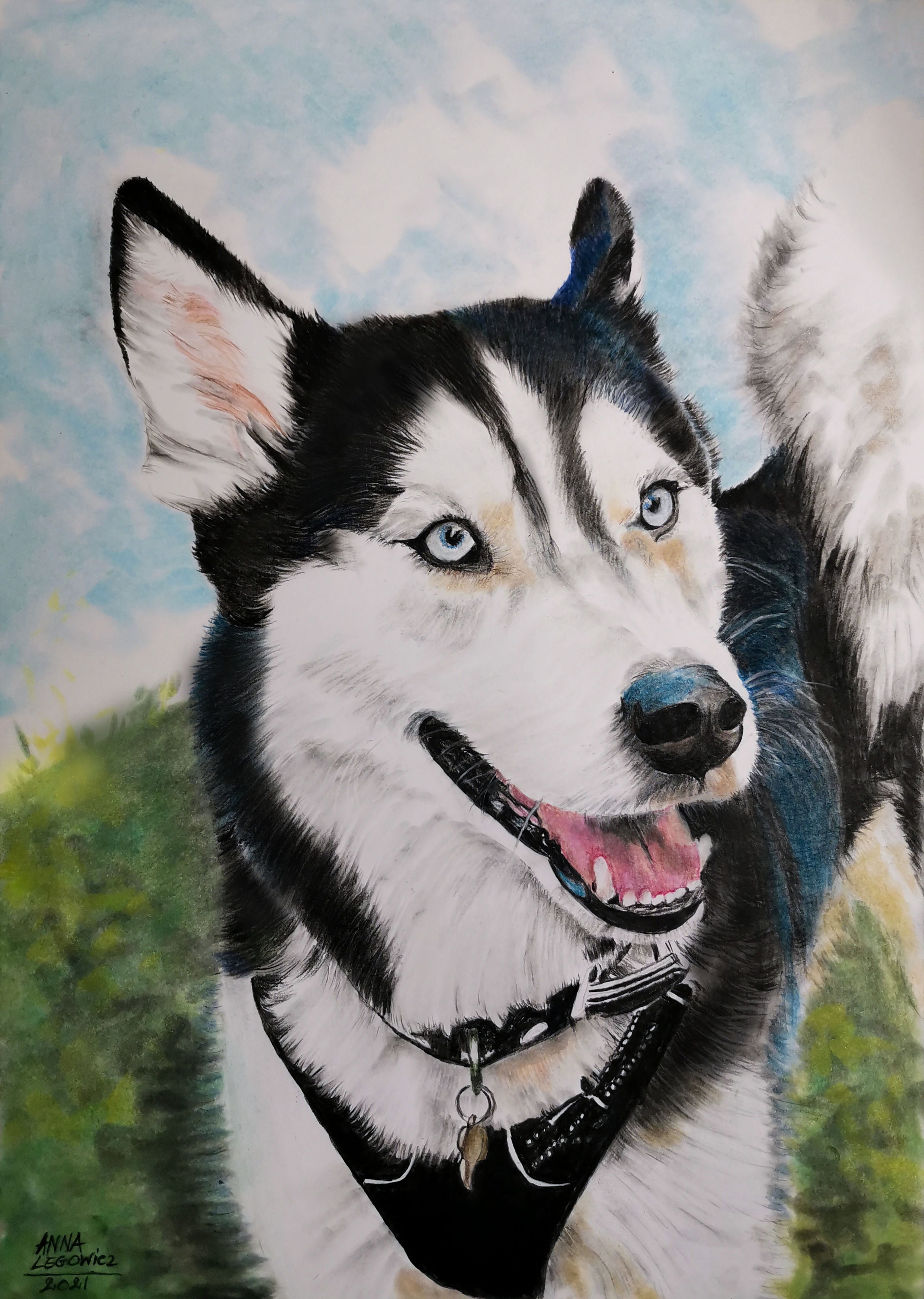 Custom Animal Drawing by Using Pit Pastel Pencils Faber - Etsy