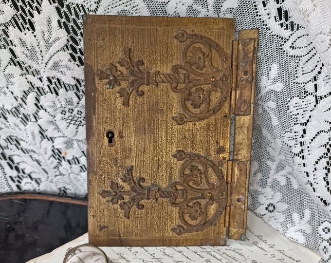 Antique 1800's Decorative Church Tabernacle Door Lock, Religious ...