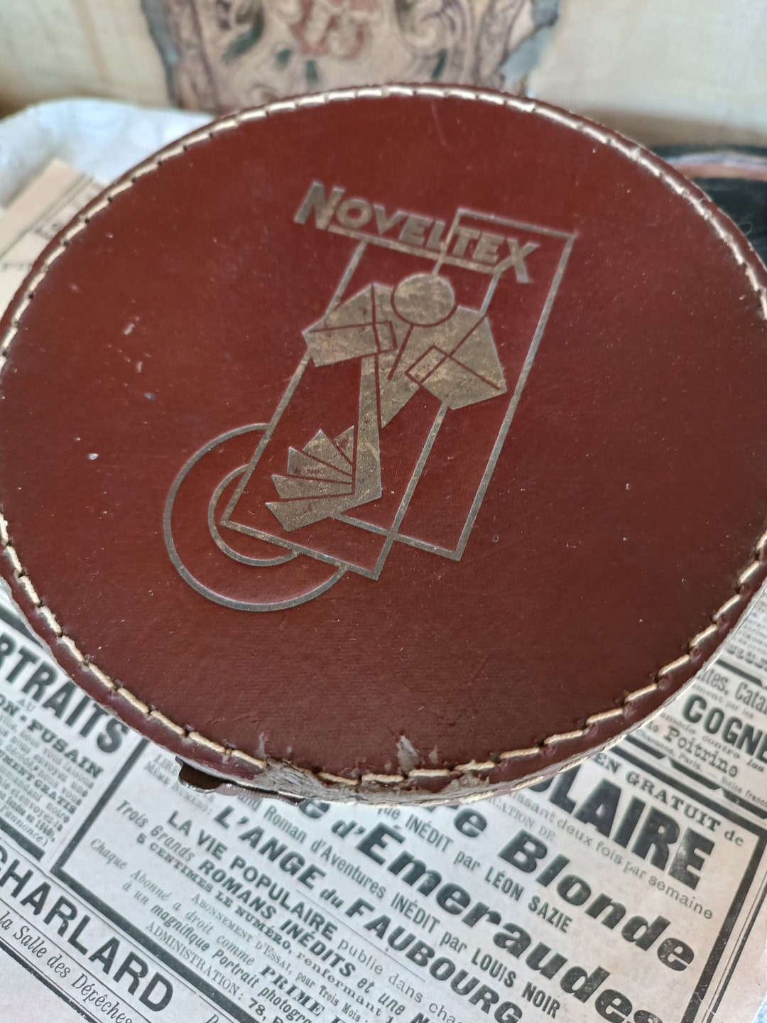 Vintage 1920's Gents Collar Box With Modernist Art Deco Graphics and ...