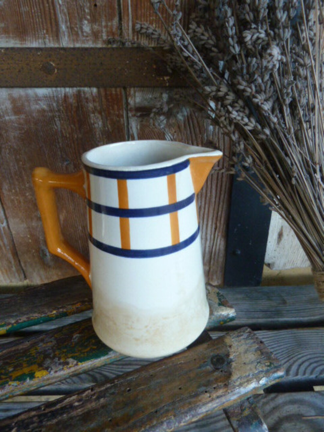 Antique 19thc French Basque Bearn Fandango Ironstone Pottery Faience ...