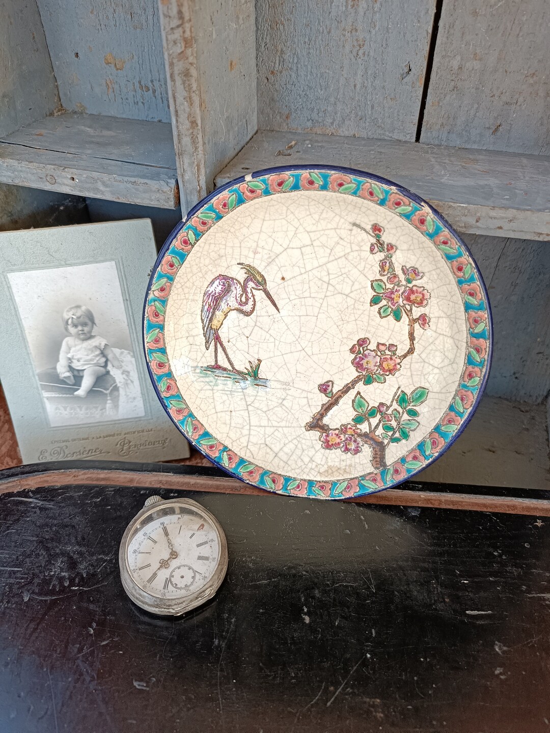Antique Art Deco Emaux De Longwy Dish, With Imperfections - Etsy