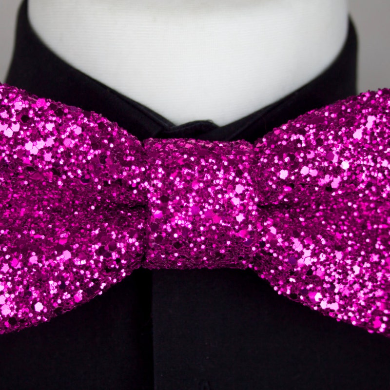 Pink Bow Tie - Etsy