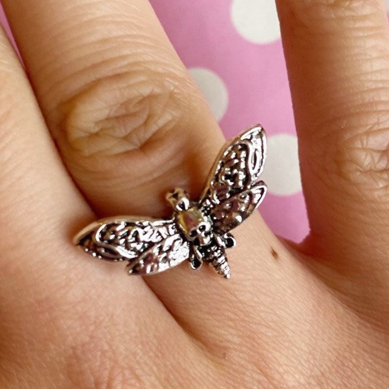 Moth Ring - Etsy
