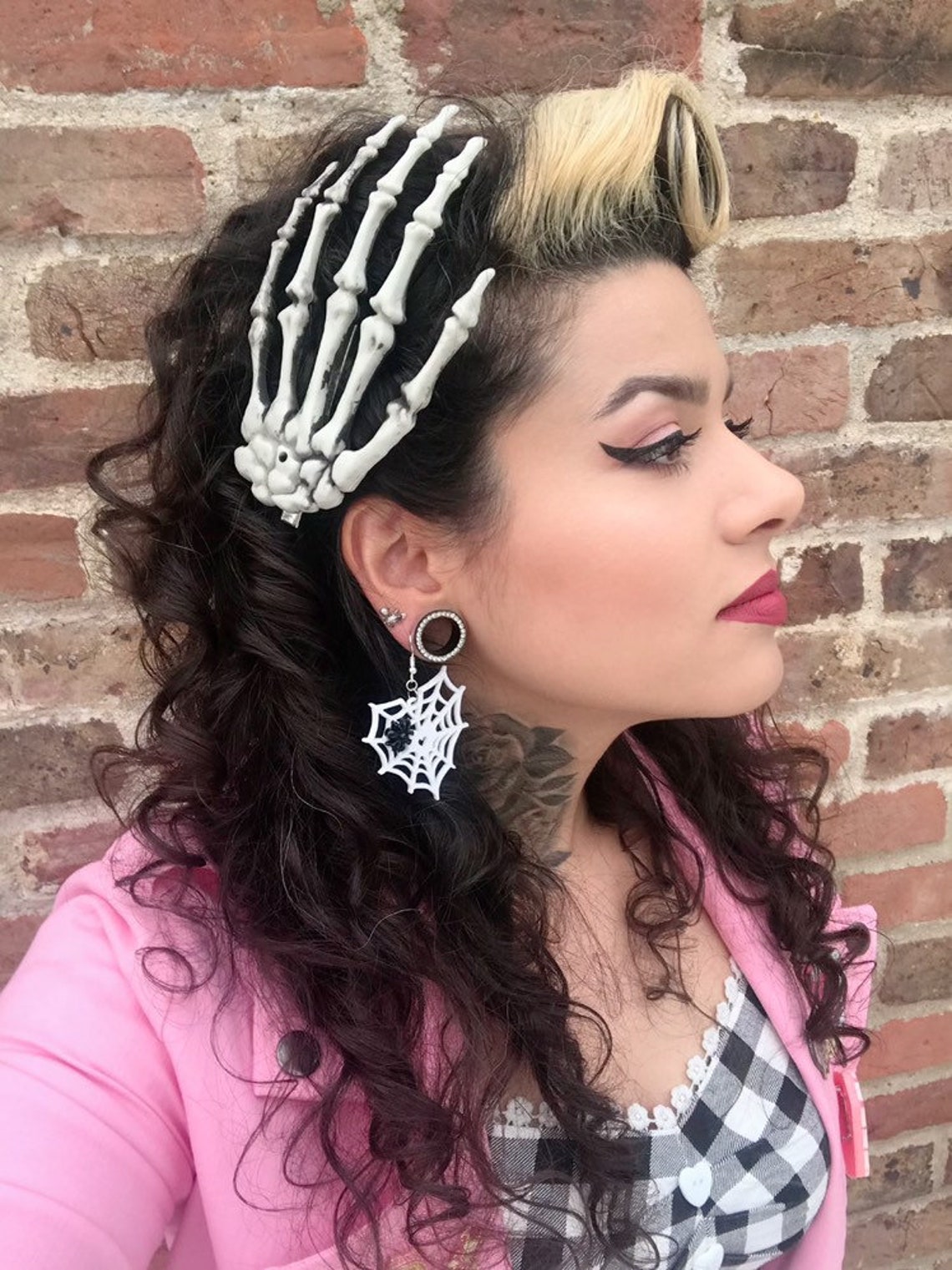 Giant Skeleton Hand Hair Clip - Etsy