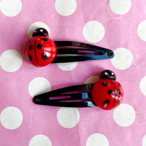 Cute Ladybird Hair Clip - Etsy