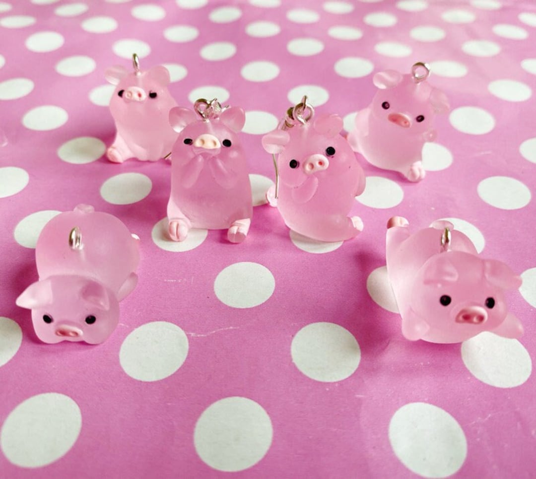 Cute Pig Earrings Hook Stud or Clip on Gold or Silver - Etsy