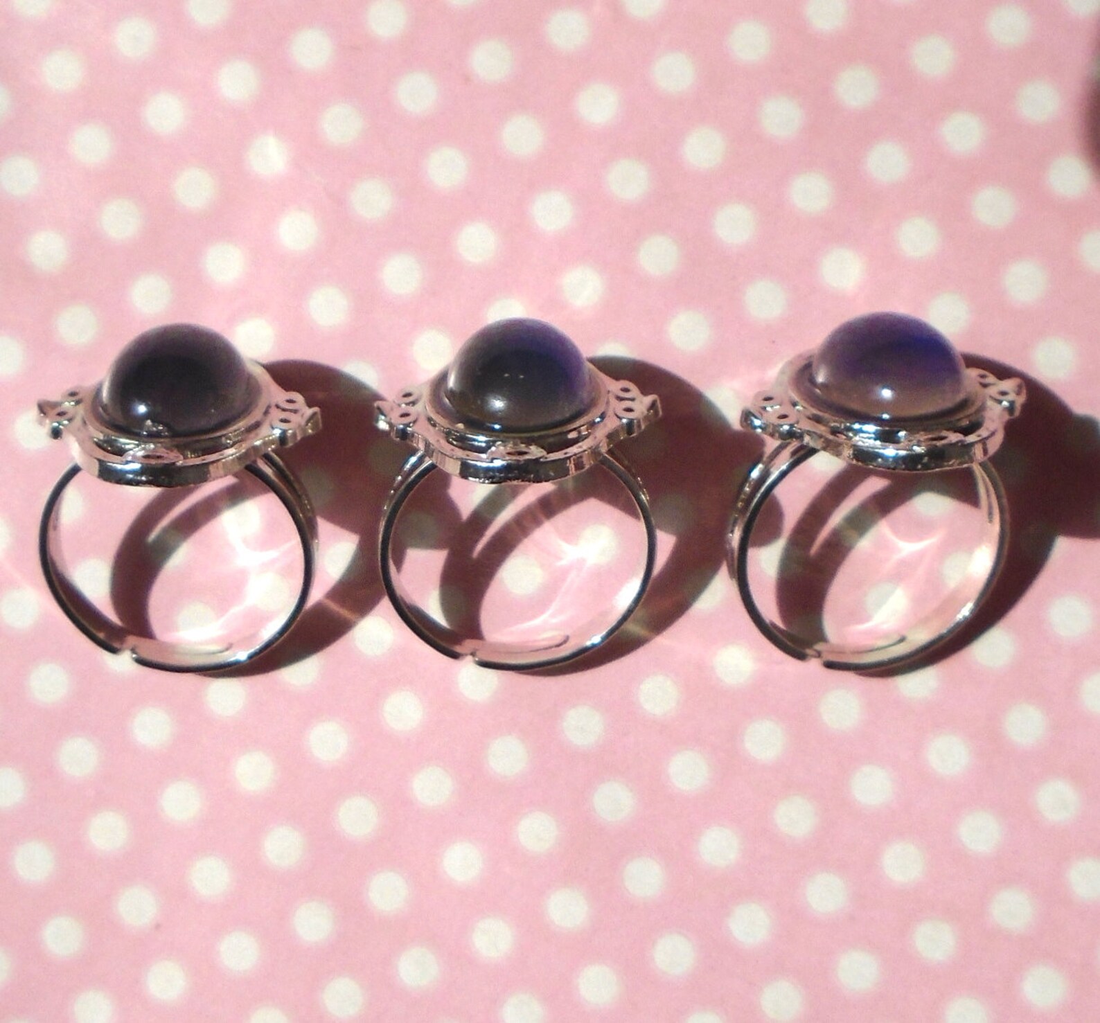 90s Ornate Gemstone Mood Ring - Etsy