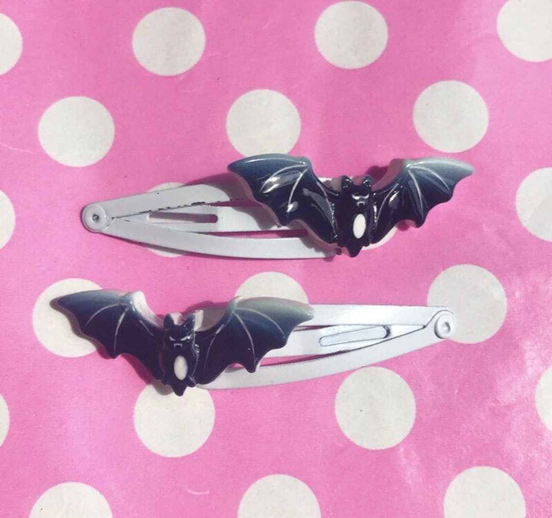 Creepy Vampire Bat Hair Clip - Etsy