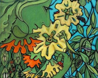 Earth Mother 2 Earth Mother paintings insect paintings | Etsy