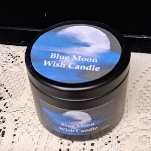 Blue Moon Wish Candles - Etsy