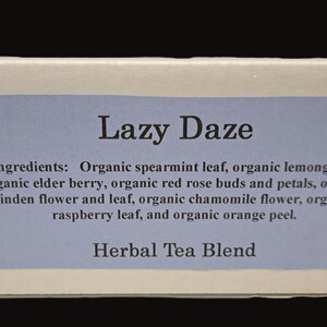 Lazy Daze Organic Tea Blend - Etsy