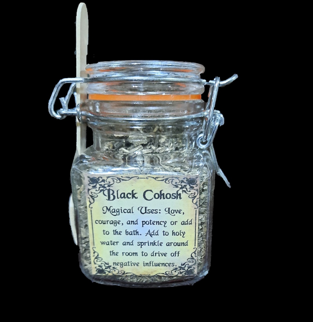 Black Cohosh Root Jar & Herb - Etsy