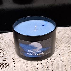 Blue Moon Wish Candles - Etsy