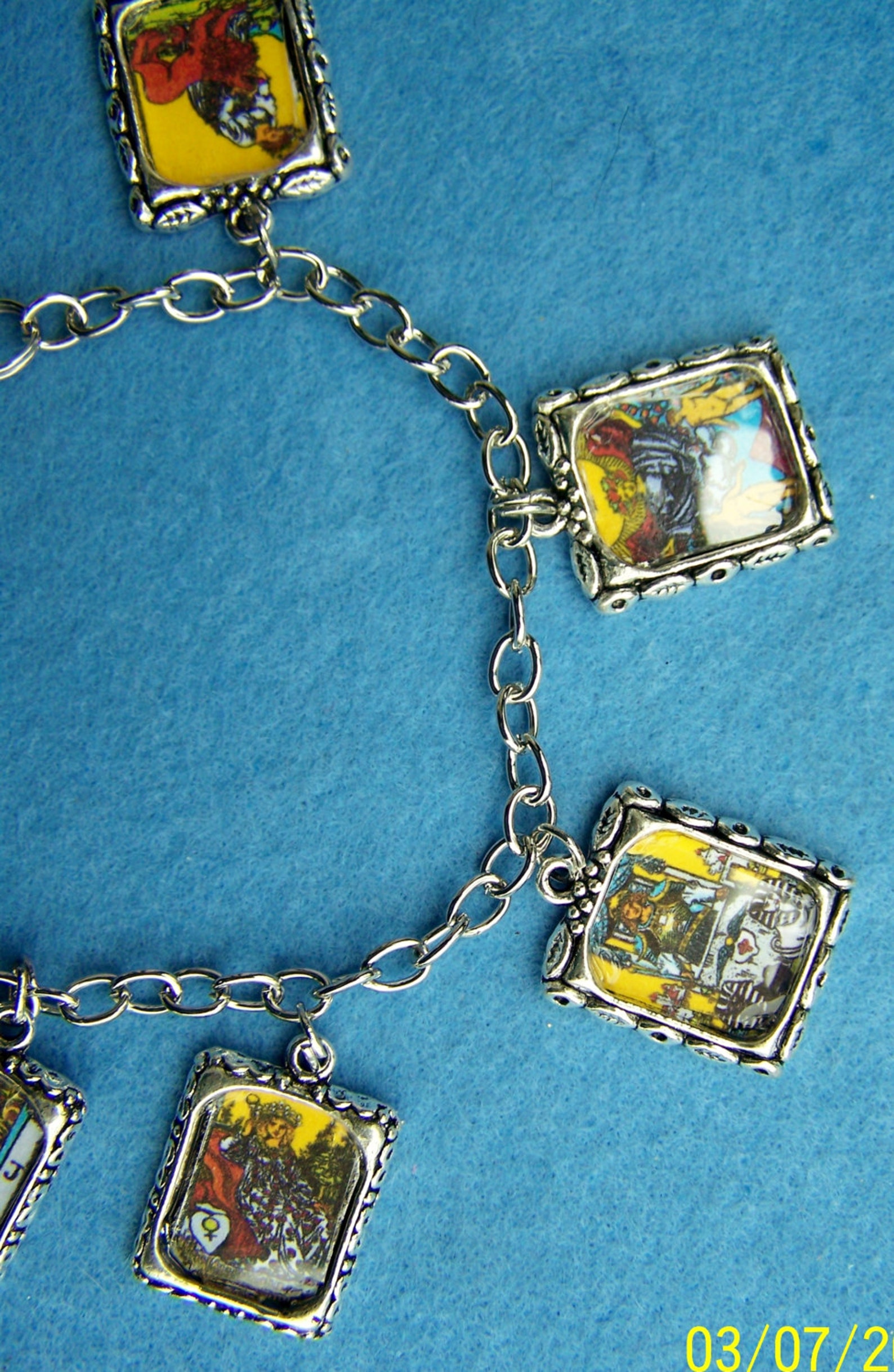 Tarot Charm Bracelet - Etsy