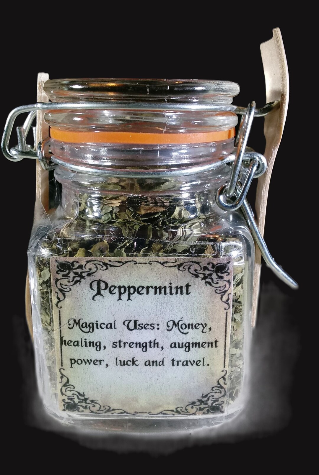 Peppermint Herb & Jar - Etsy
