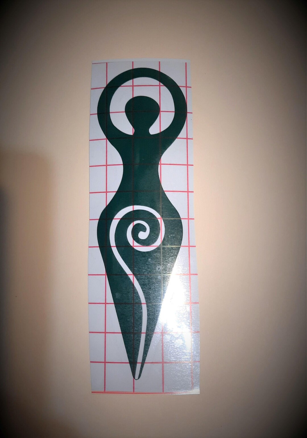 Green Spiral Goddess Decal - Etsy