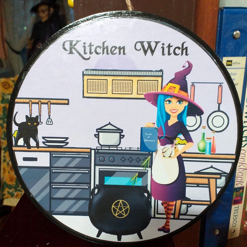 Kitchen Witch Sign - Etsy